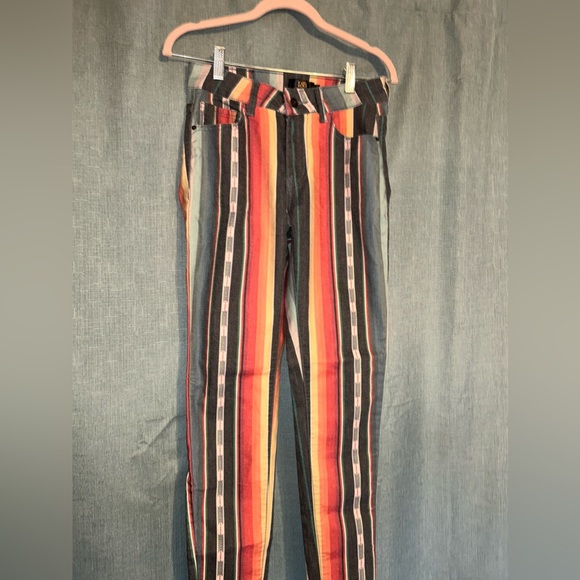 Lucky & Blessed | Jeans | Lucky Blessed Serape Stripe Western Mid Rise ...